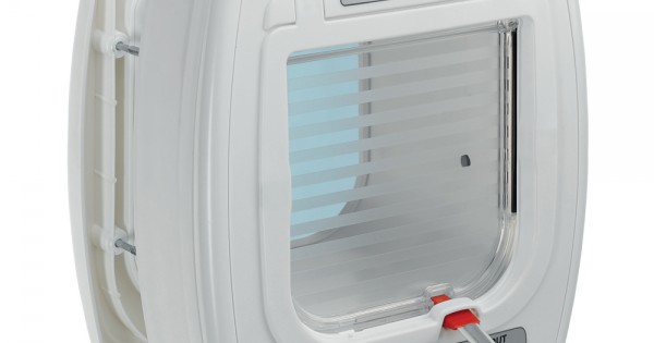 Ferplast Pet Flap Swing Microchip White